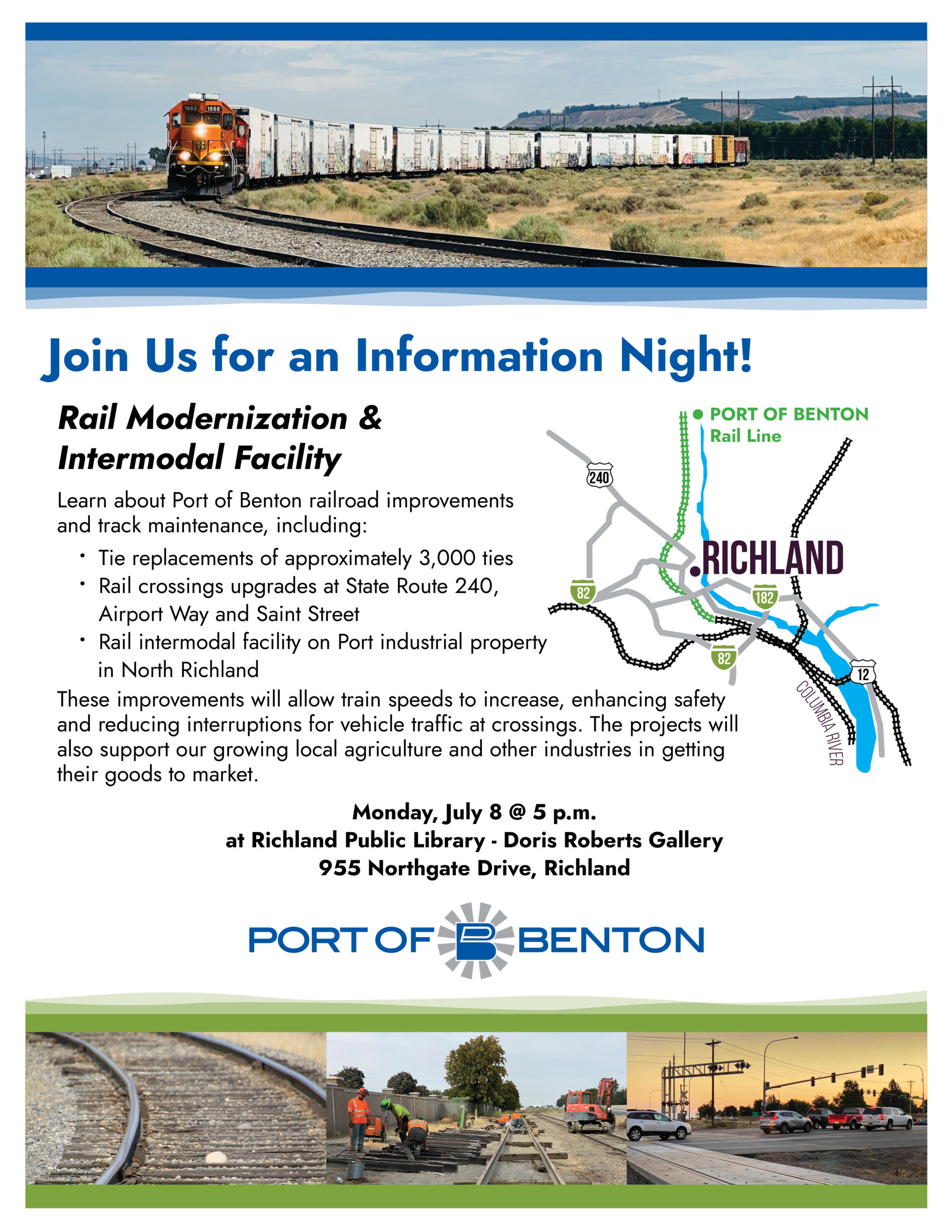 July 8 Information Night Planned for Upcoming Port Rail Projects - Port ...